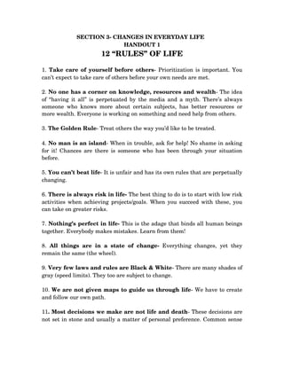 Changes- 12 "Rules of Life" | DOC