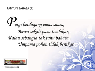 Pantun bahasa | PPT