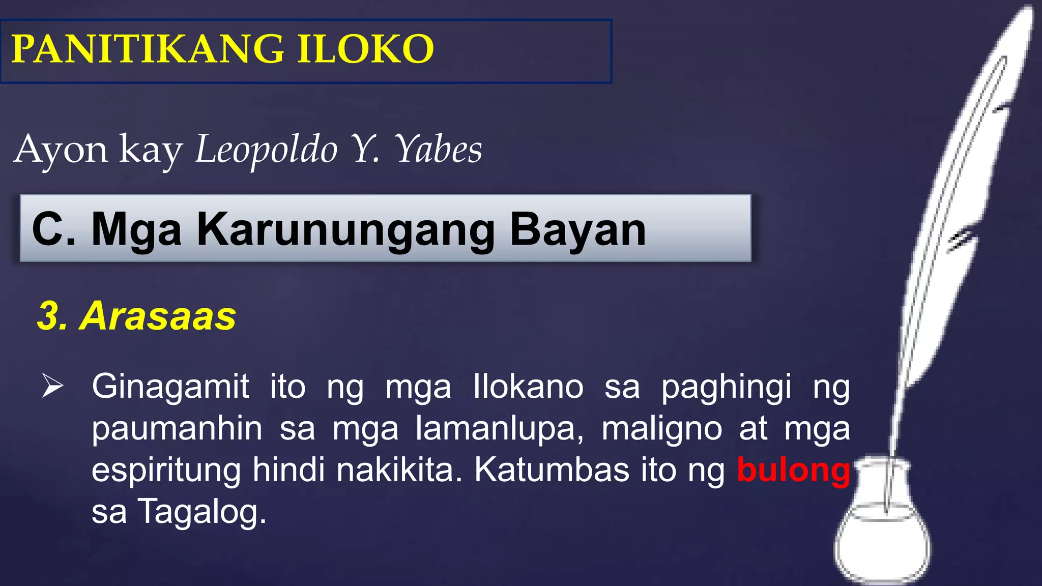 Panitikang Iloko | PPTX