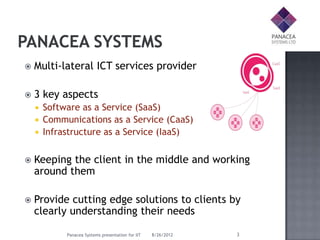 Panacea presentation for teh institute of information technology (2) | PPTX