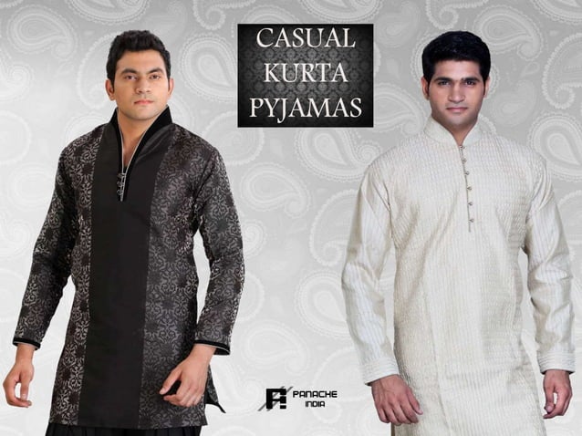 Panache india casual kurta pyjamas mens indian ethnic wear | PPT