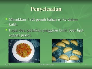 Panada isi Sayuran | PPT