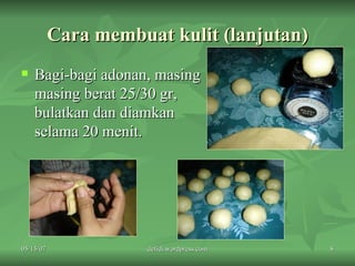Panada isi Sayuran | PPT