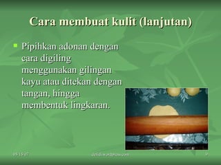 Panada isi Sayuran | PPT