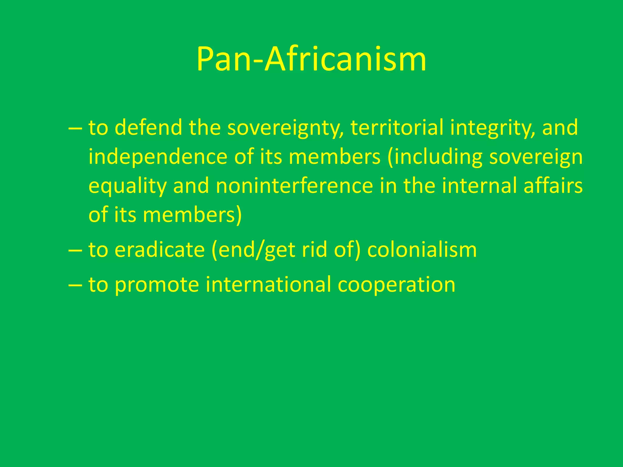 Pan Africanism | PPTX