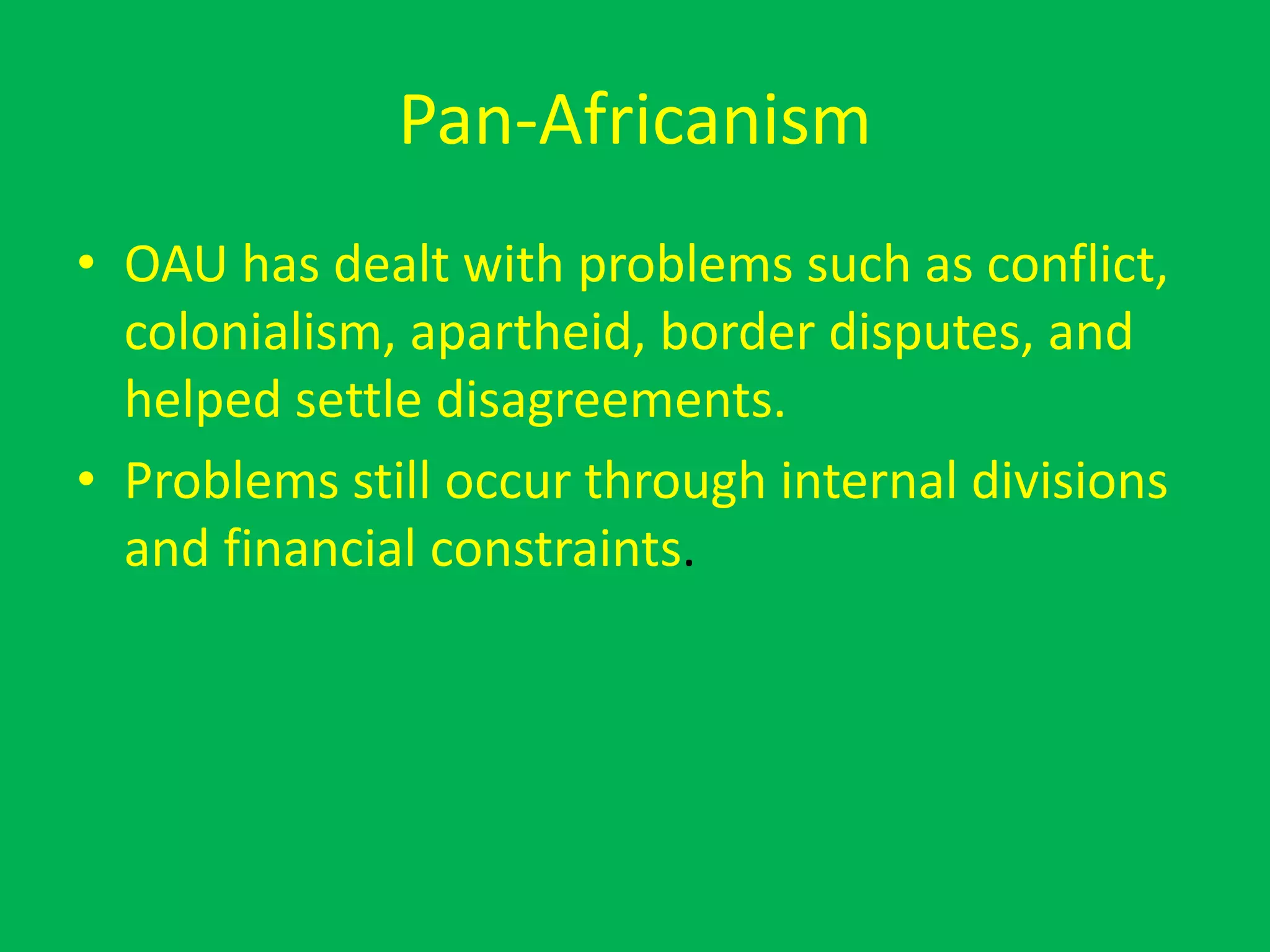 Pan Africanism | PPTX