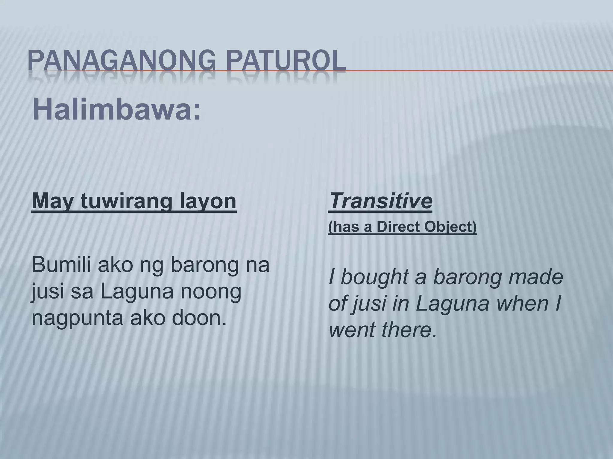 Panaganong-Paturol (definition,information and more) | PPTX