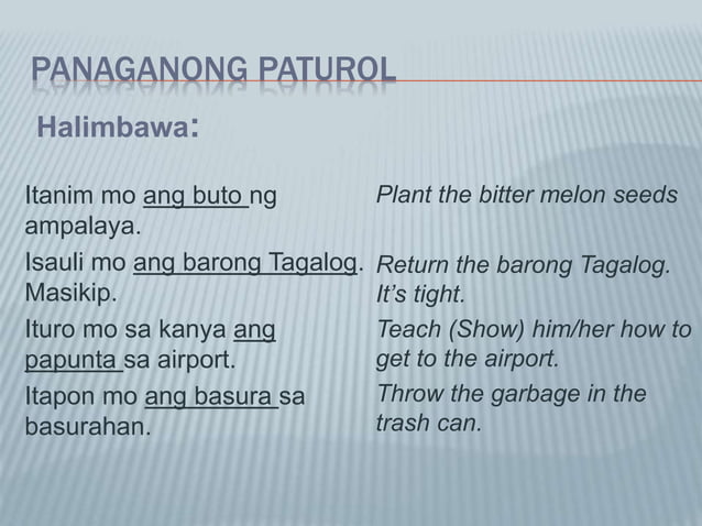 Panaganong-Paturol (definition,information and more) | PPTX