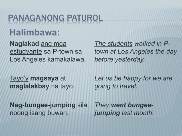 Panaganong-Paturol (definition,information and more) | PPTX