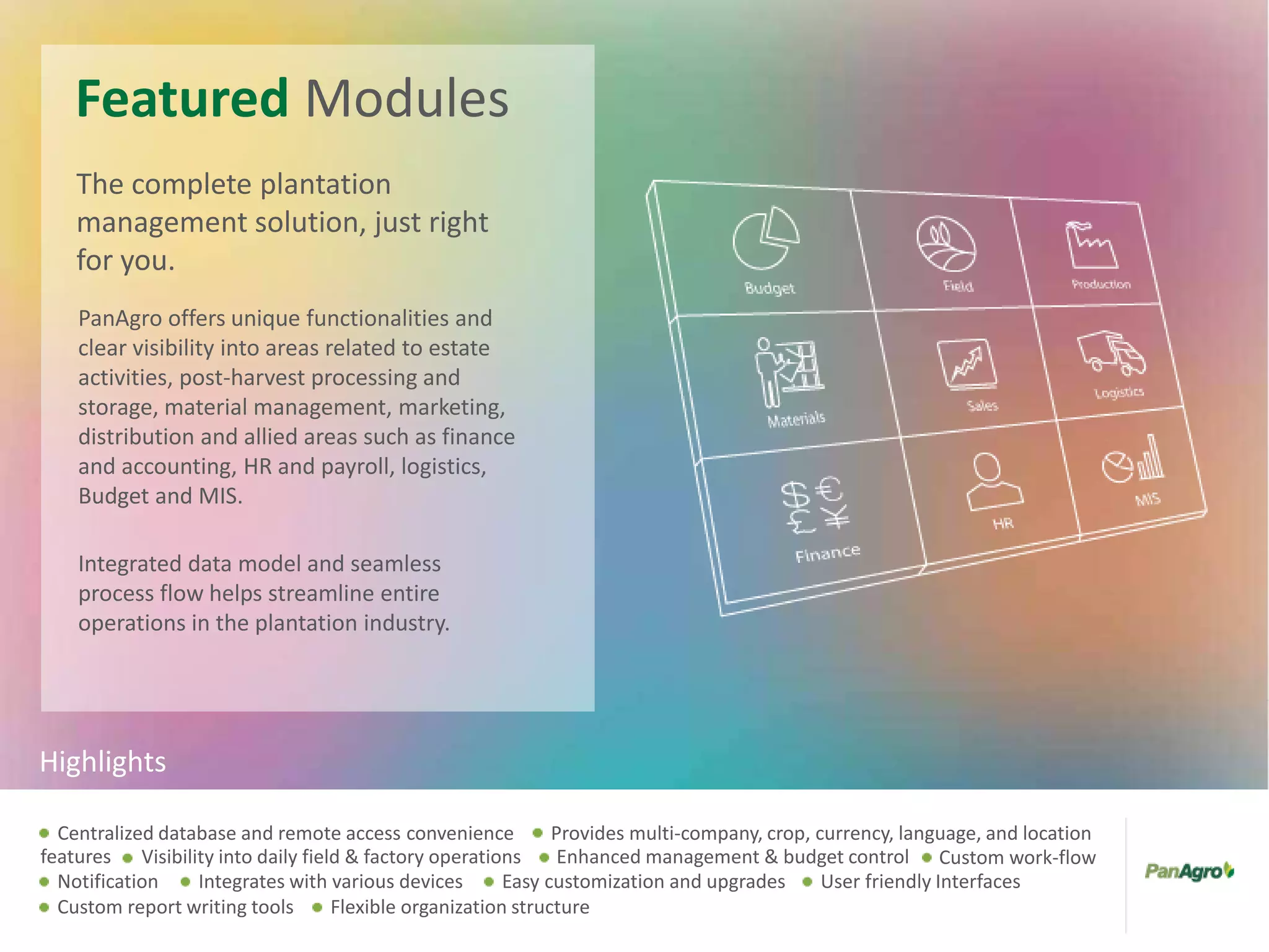 Farm ERP Software - PanAgro | PPTX