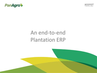 Farm ERP Software - PanAgro | PPTX