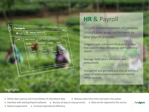 Farm ERP Software - PanAgro | PPTX