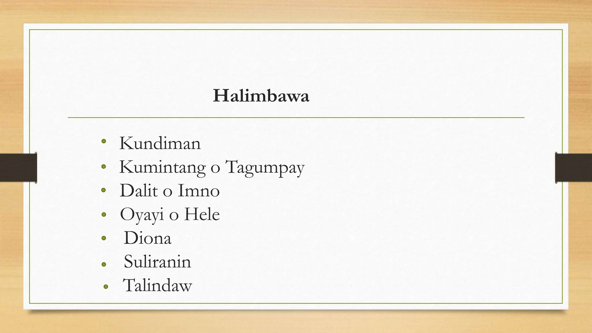 Panahon-Katutubo-Epiko. Kabanata 2 Panahon Bago Dumating ang mga ...