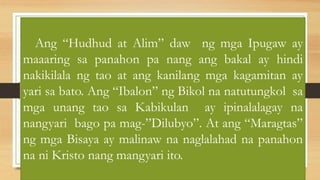 Panahon-Katutubo-Epiko. Kabanata 2 Panahon Bago Dumating ang mga ...