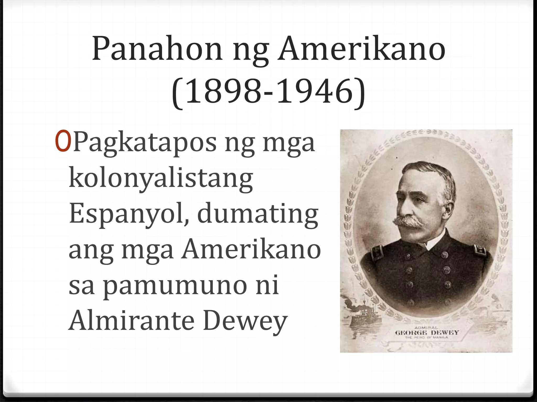 Panahon ng-amerikano | PPTX
