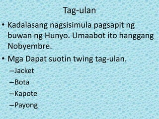 Panahon at Kalamidad sa aking Komunidad.pptx