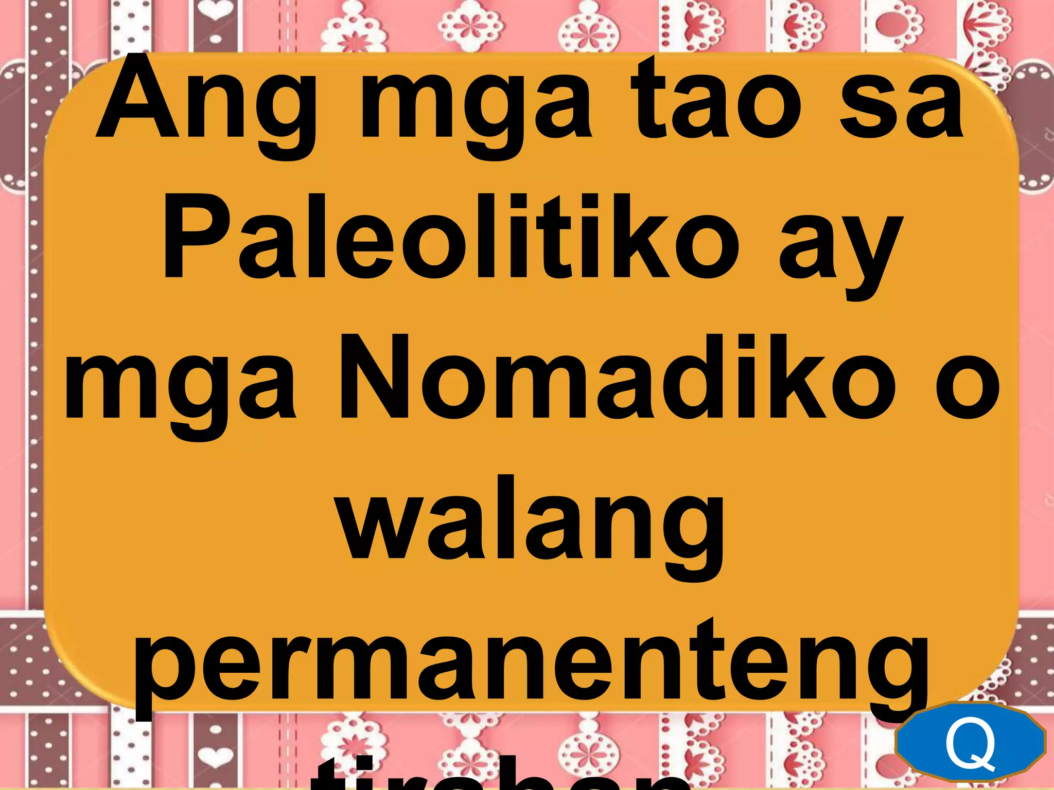 Panahong paleolitiko | PPTX