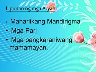 Panahong Vedic | PPTX