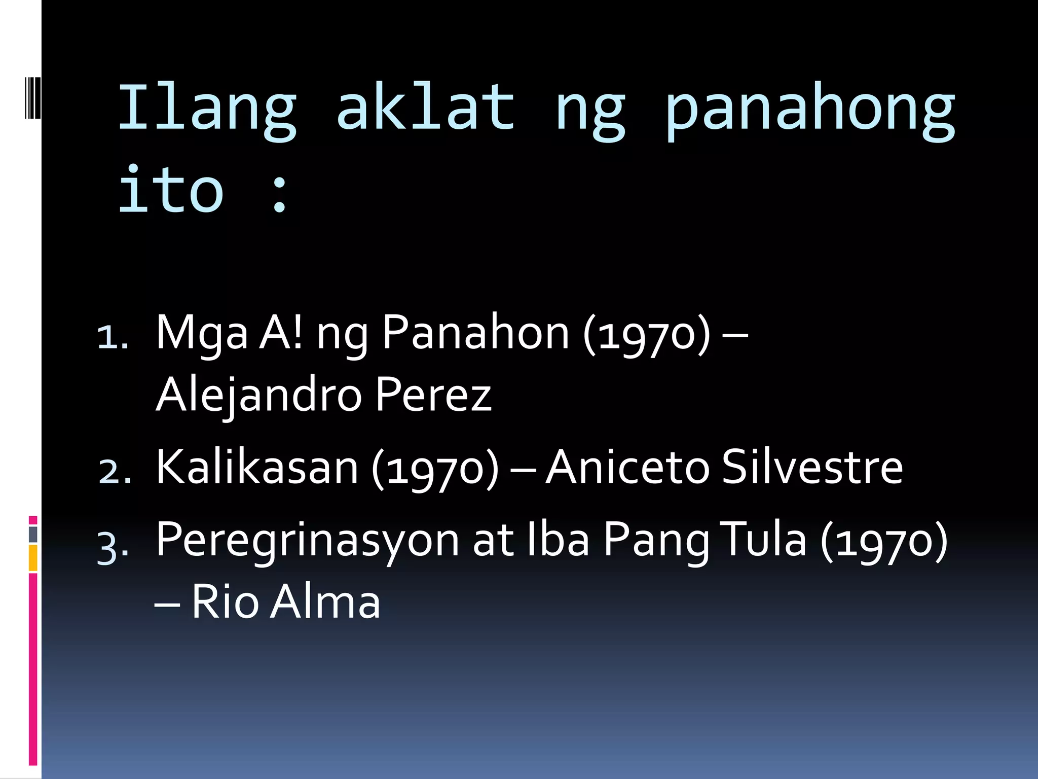 Pa nahon ng aktibismo | PPTX