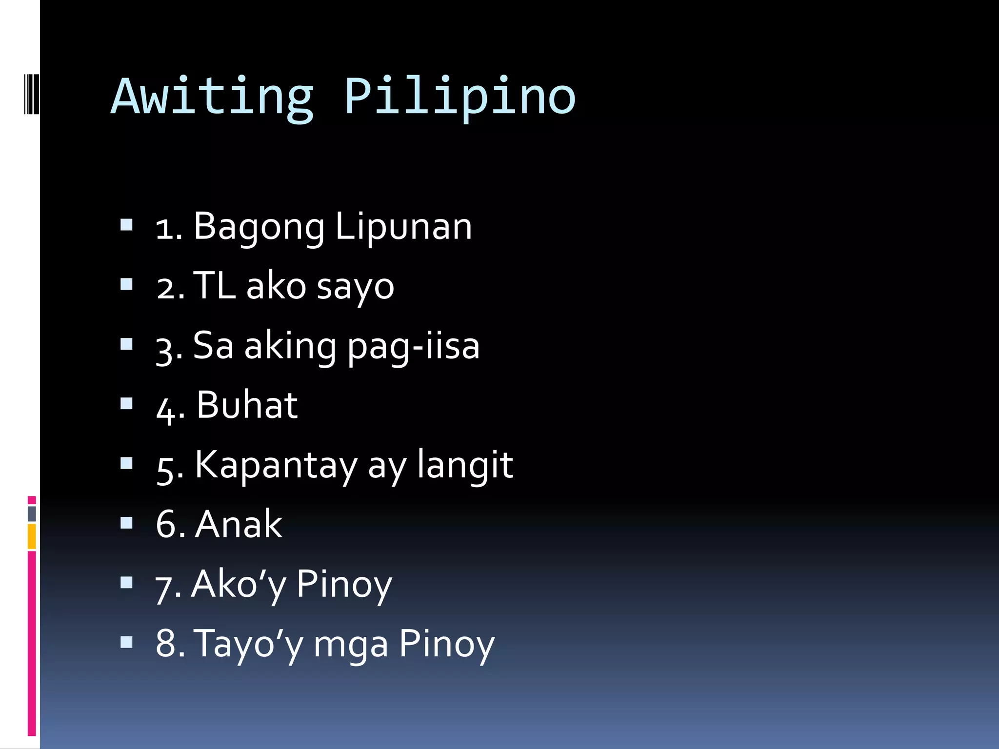 Pa nahon ng aktibismo | PPTX