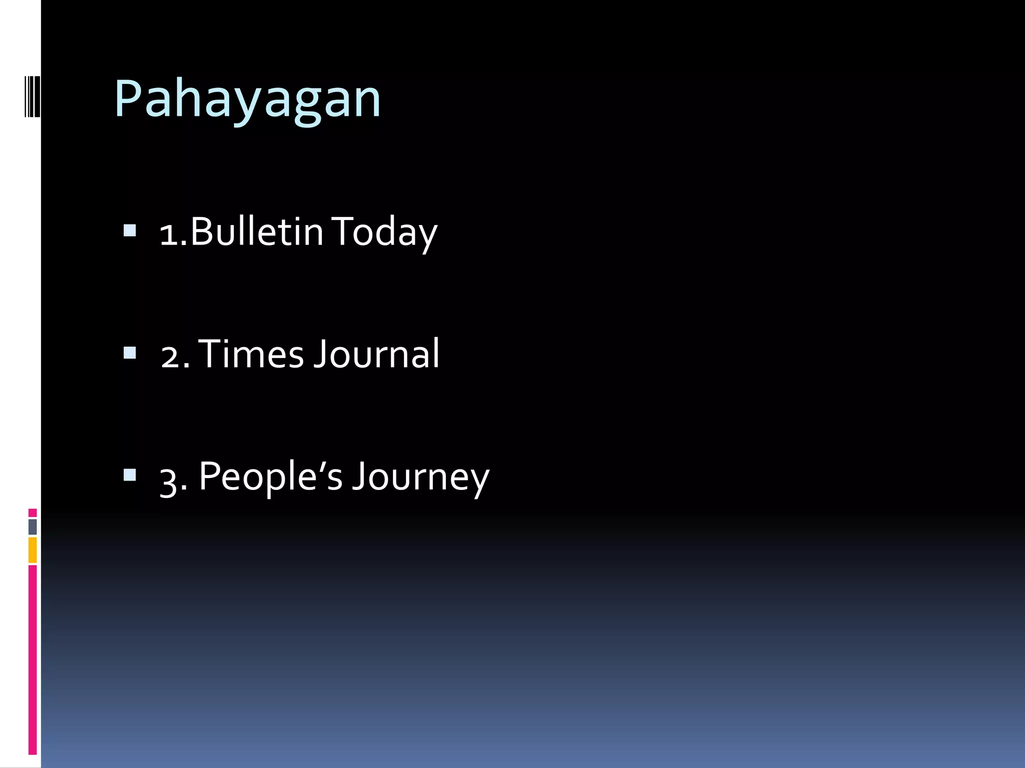 Pa nahon ng aktibismo | PPTX