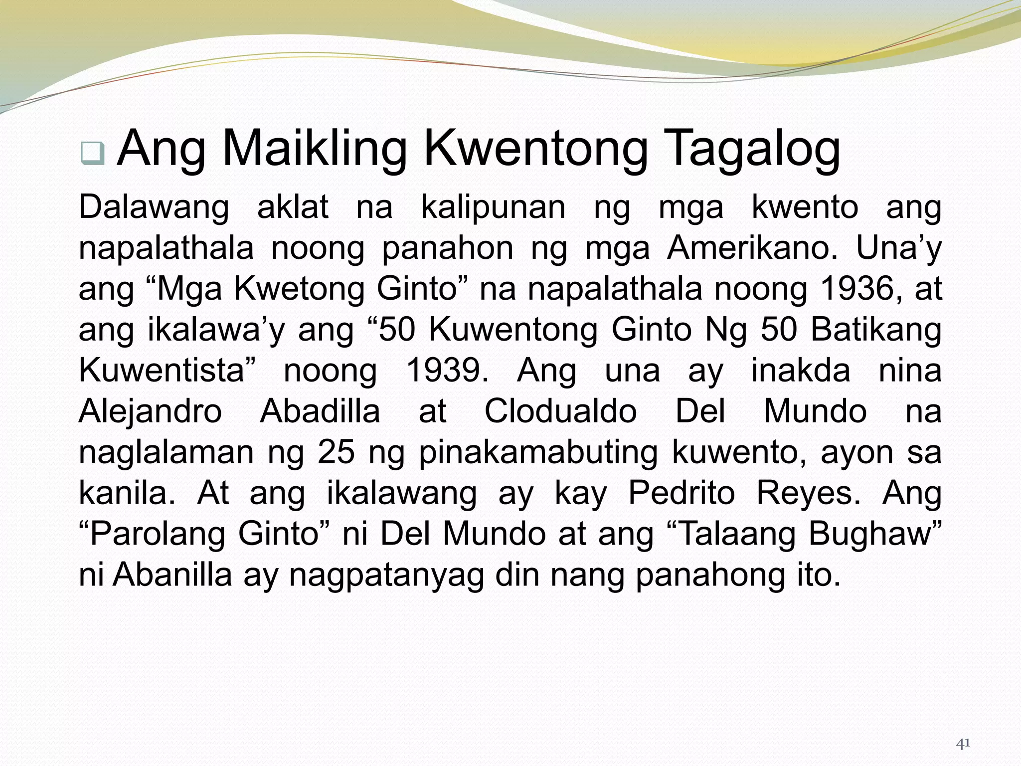 Panahon ng amerikan | PPTX