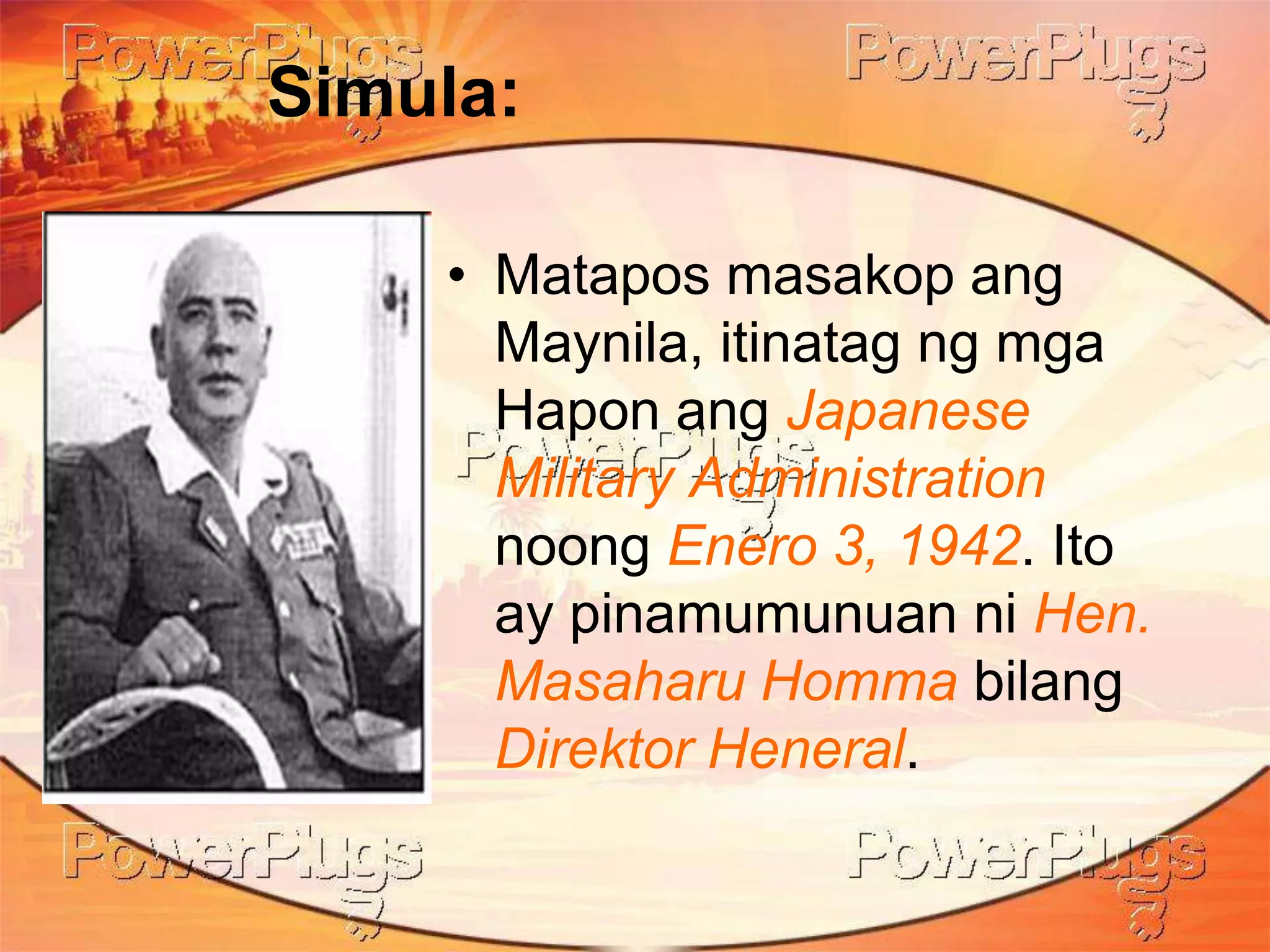 Panahon ng hapon | PPTX