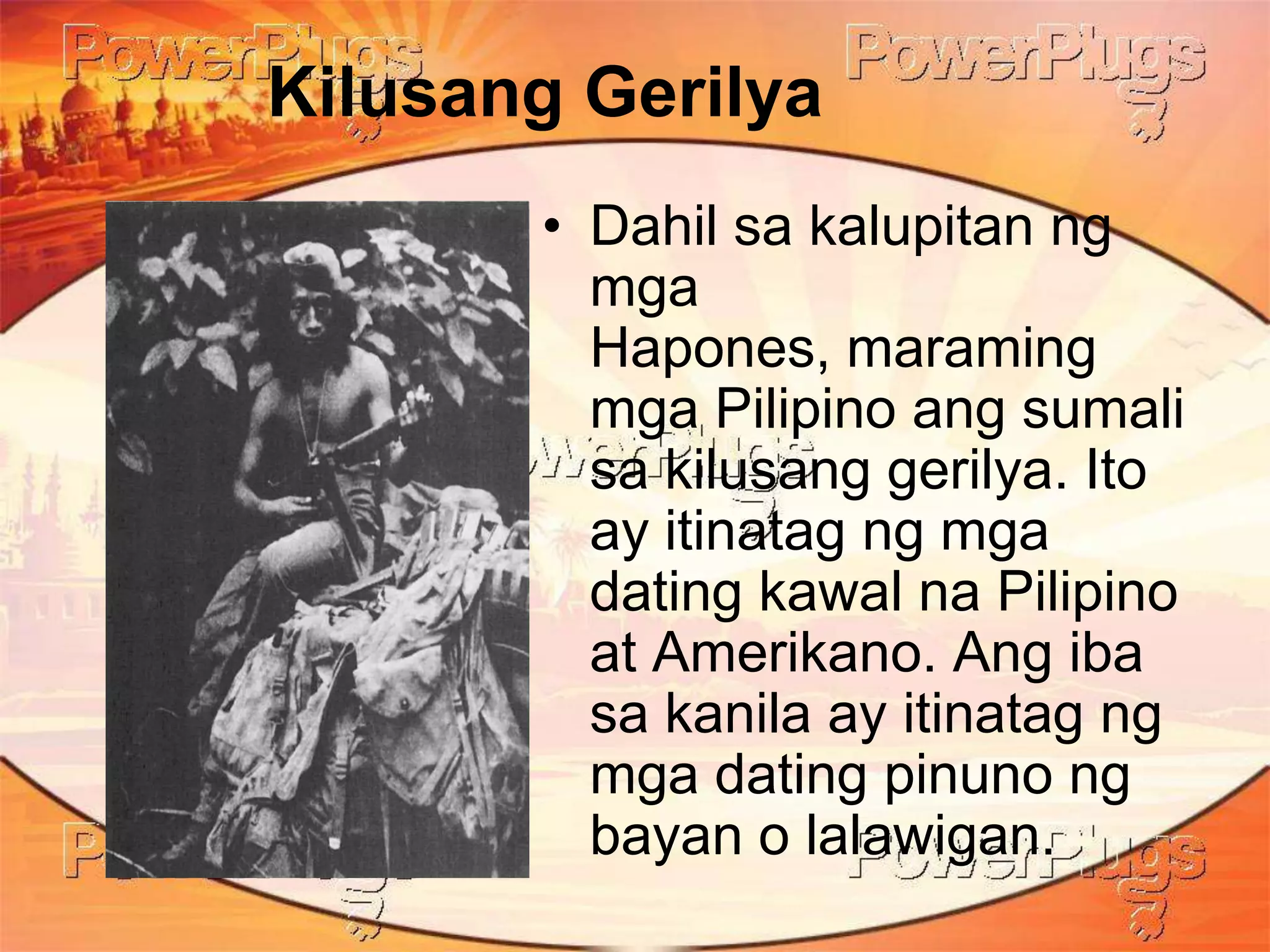 Panahon ng hapon | PPTX