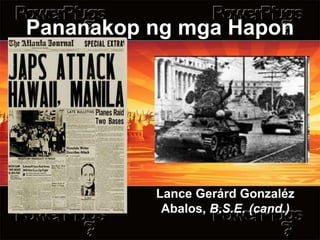 Panahon ng hapon | PPTX