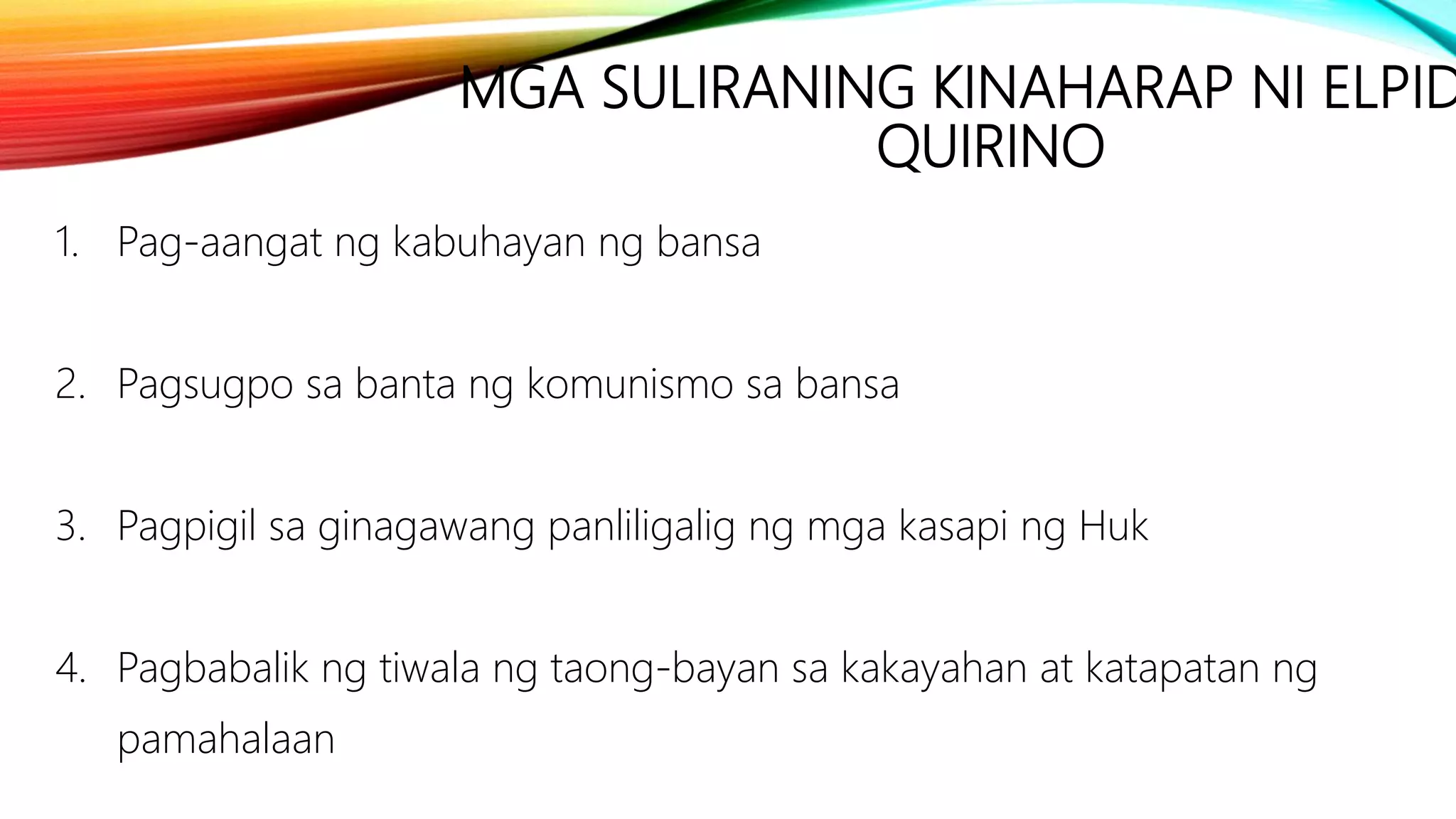 Panahon ng Ikatlong Republika ng Pilipinas | PPTX