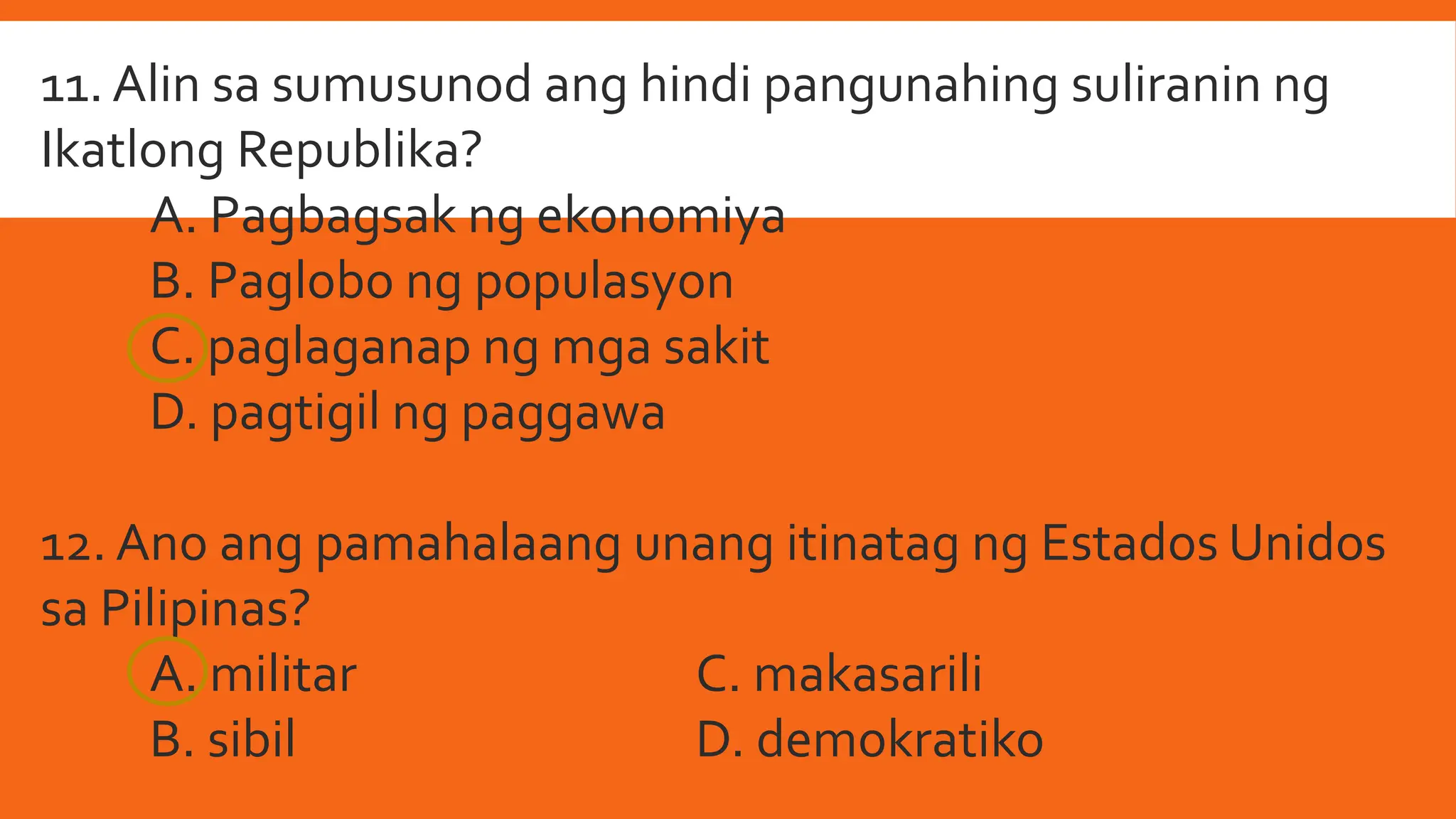 Panahon ng Ikatlong Republika ng Pilipinas_quiz_key.pptx