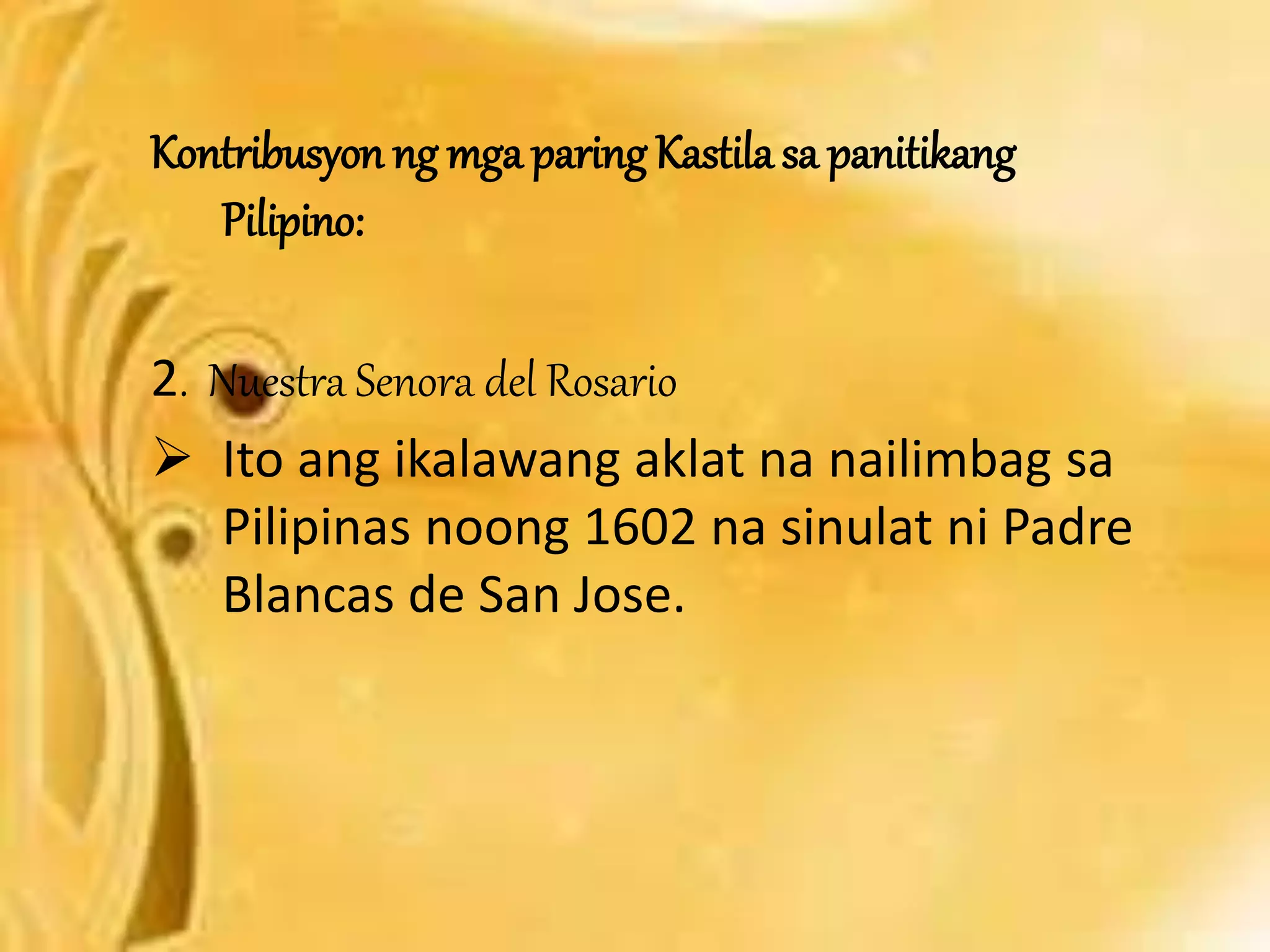 Panahon ng kastila | PPTX