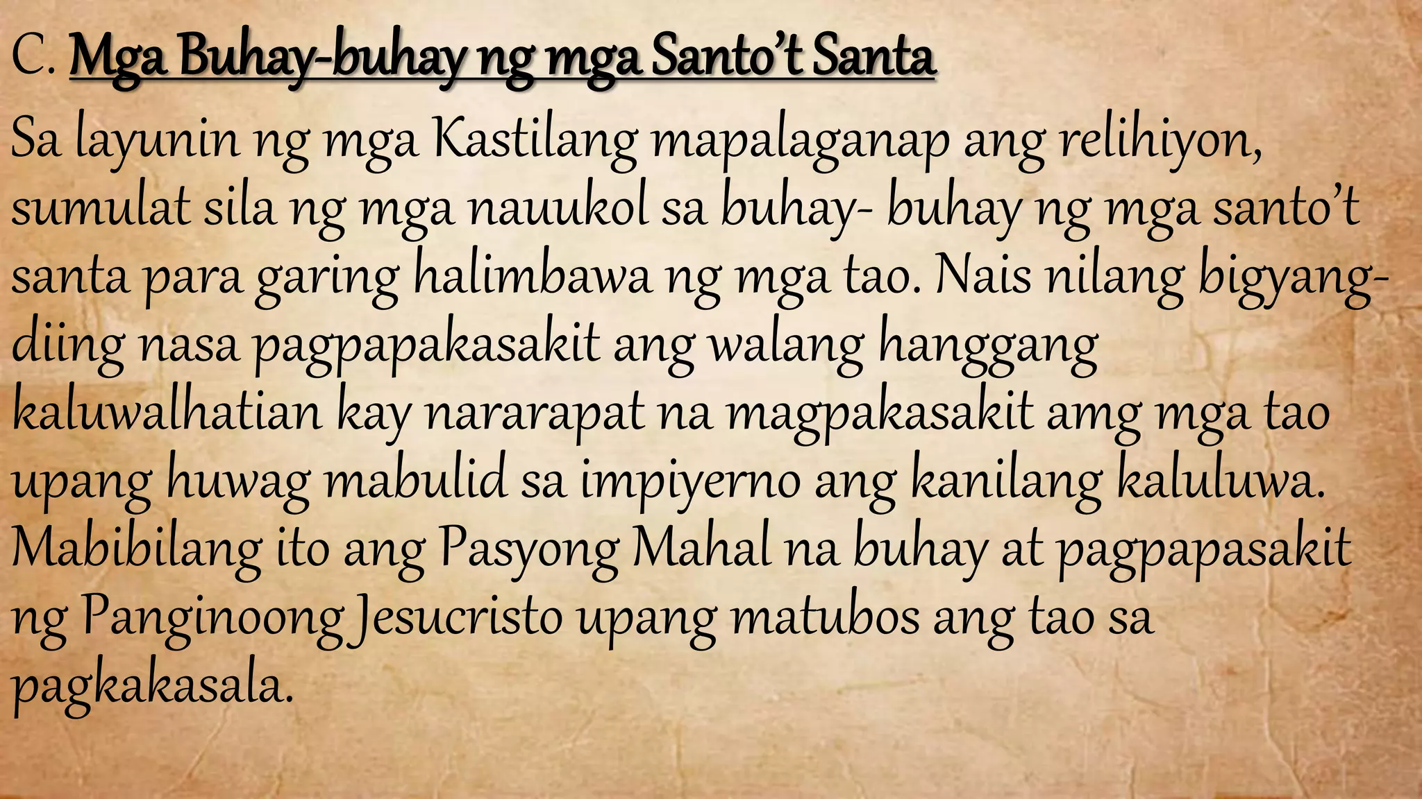 Panahon ng kastila | PPTX
