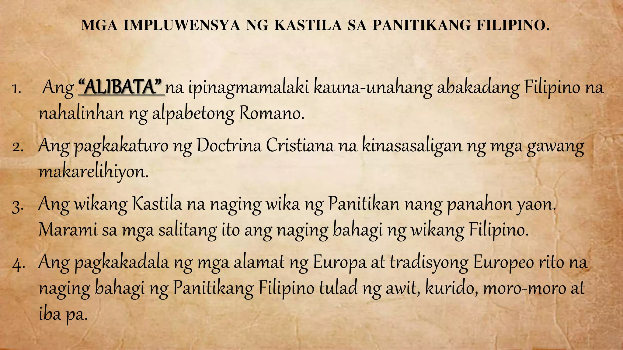 Panahon ng kastila | PPTX