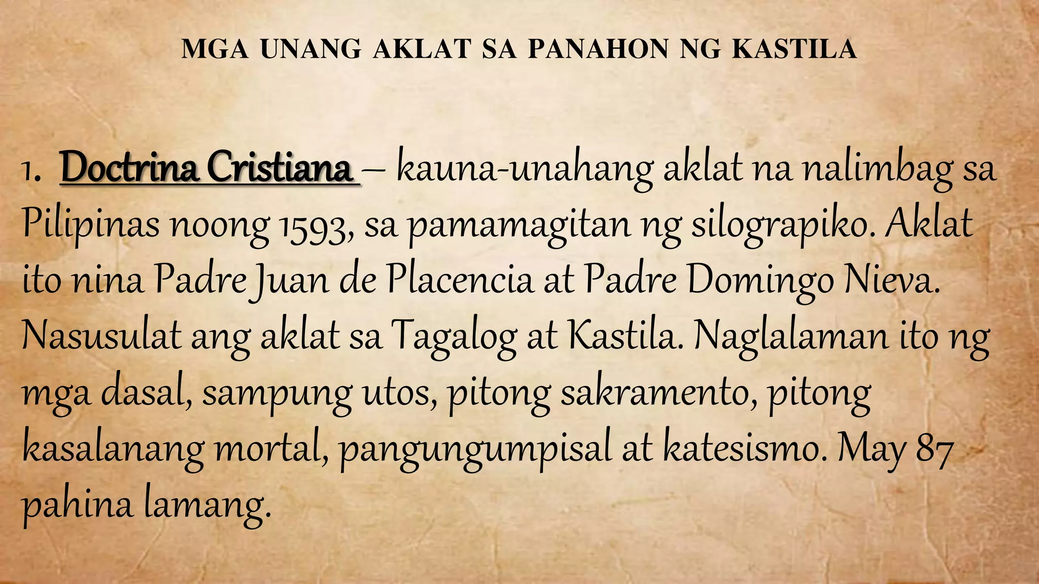 Panahon ng kastila | PPTX