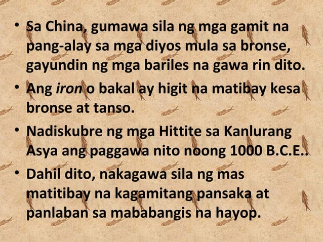 Panahon Ng Metal (Converted) | PPT