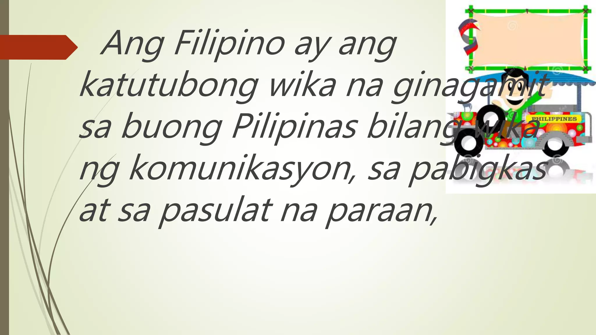 Panahon ng pagsasarili hanggang sa kasalukuyan | PPTX
