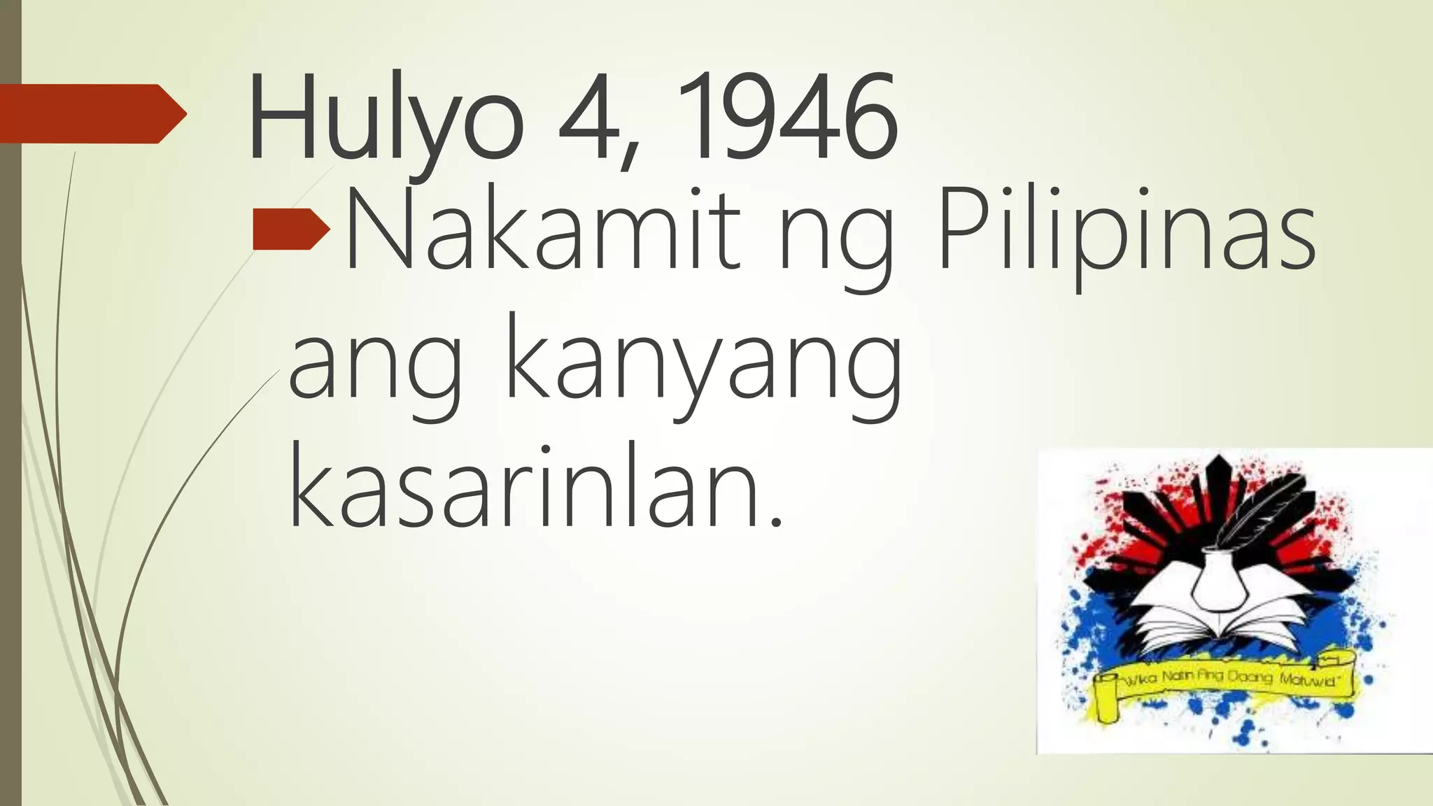 Panahon ng pagsasarili hanggang sa kasalukuyan | PPTX