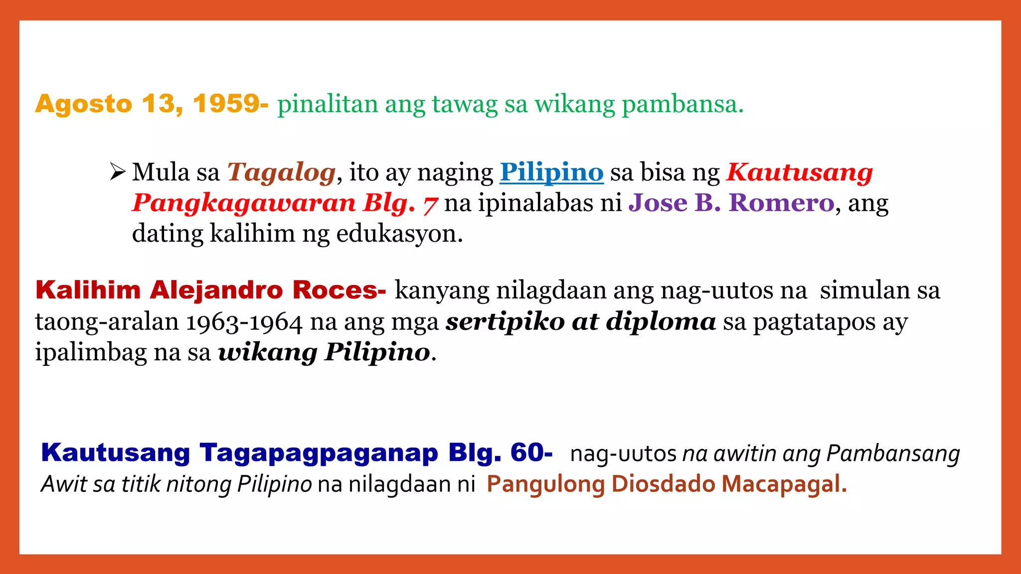 PANAHON NG PAGSASARILI HANGGANG SA KASALUKUYAN_114112.pptx