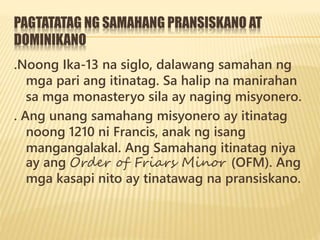 Panahon ng pananampalataya 2 | PPTX