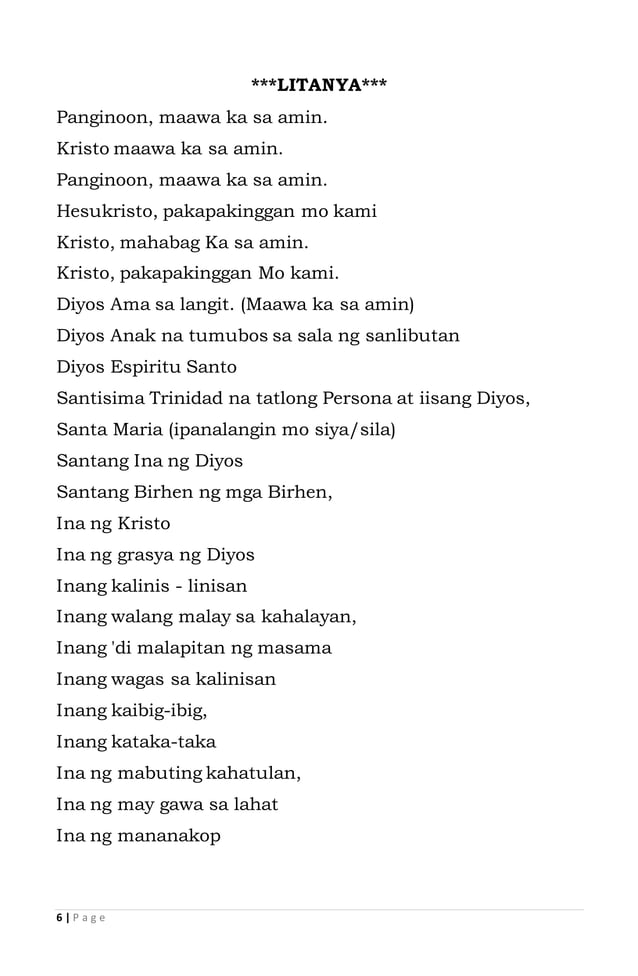 Panalangin sa kaluluwa ni san gregorio | DOCX