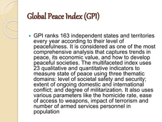 Global Peace & International Relations | PPTX