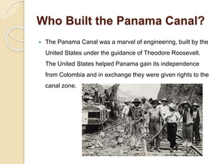 Panama canal | PPTX