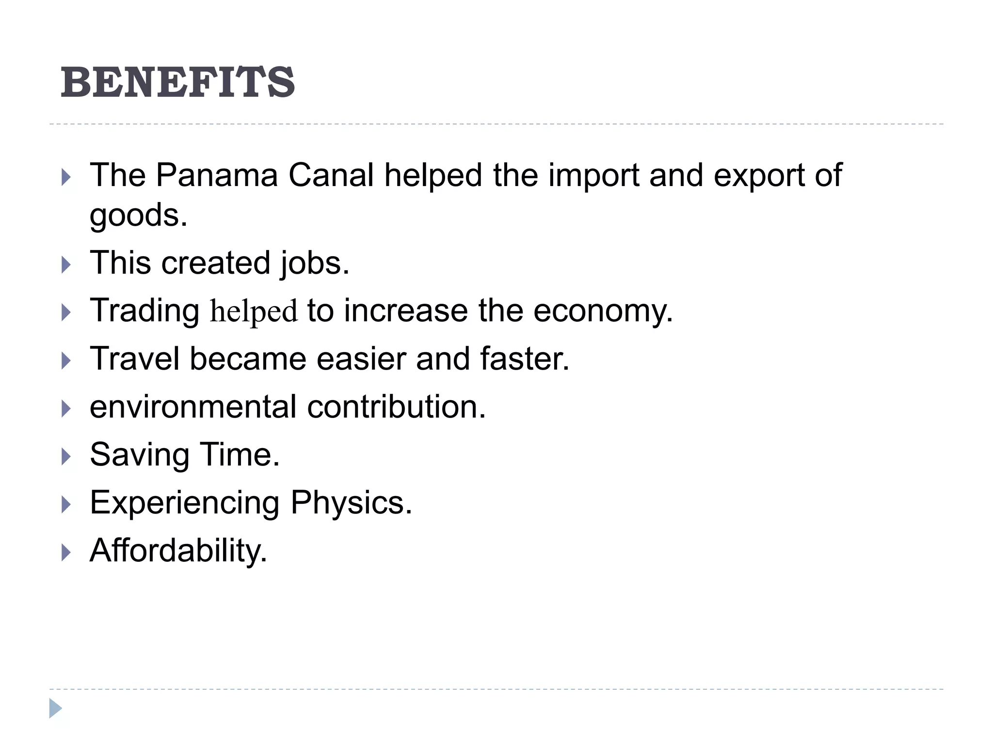 Panama canal final ppt | PPTX