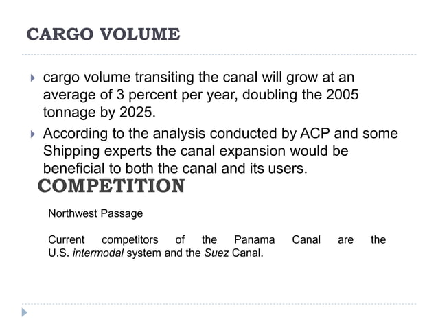 Panama canal final ppt | PPTX