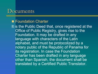 Panama Foundations | PDF