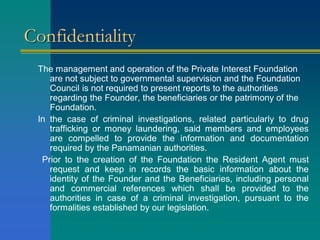 Panama Foundations | PDF