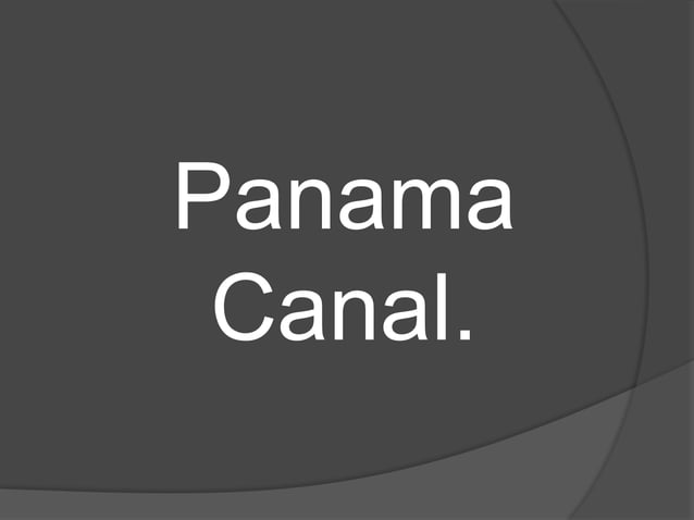Panama presentation. THIS ONE. | PPTX