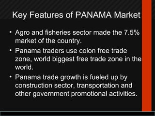 Panama trade data | PPT