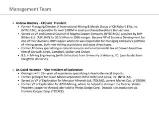 Pan American Lithium Corp. Investor Presentation | PPT